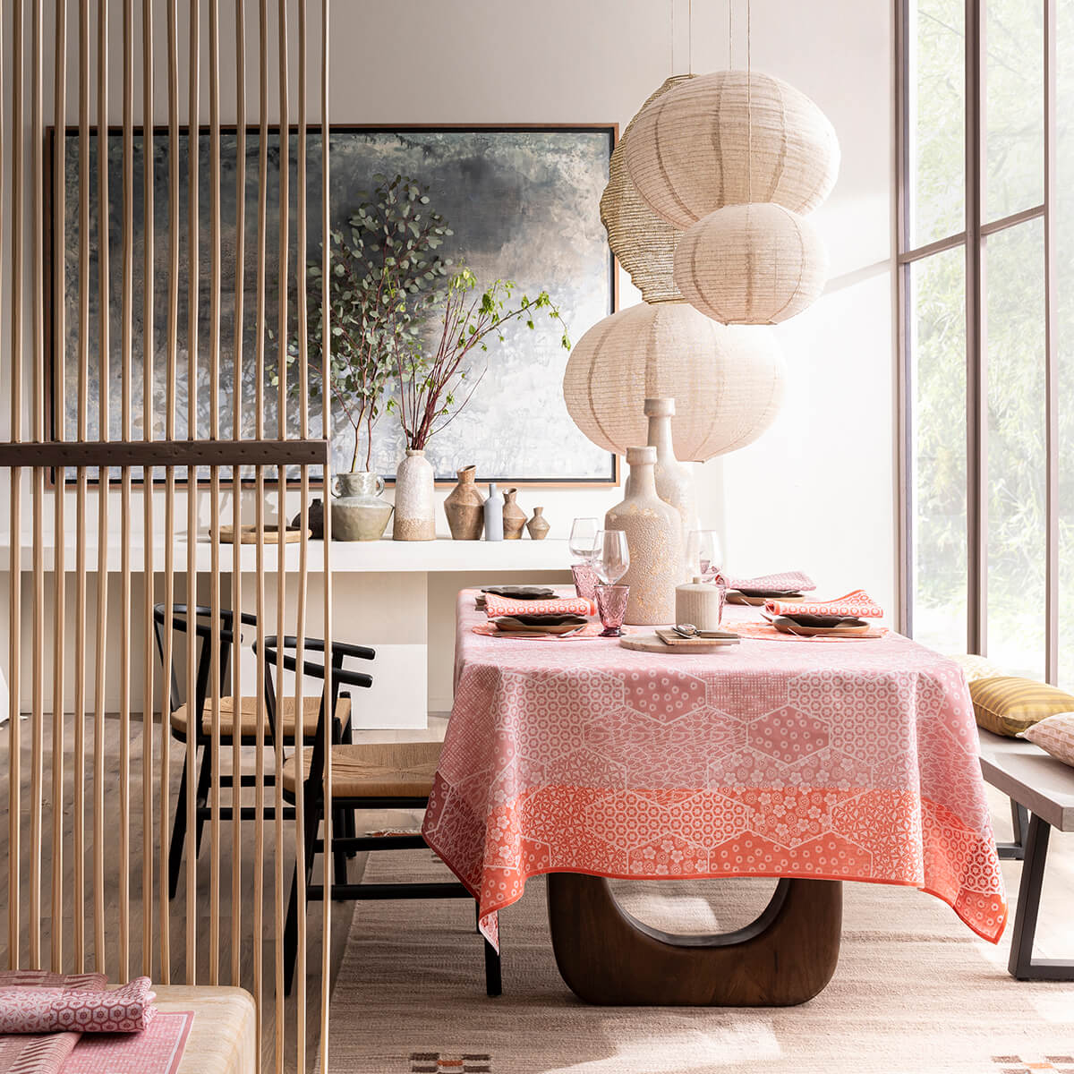 New Household linen, High end table linen | Le Jacquard Français