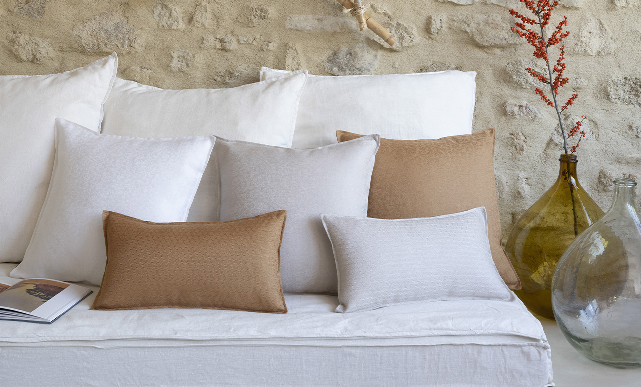 Indoor and Outdoor Cushion Covers Made in France | Le Jacquard Français