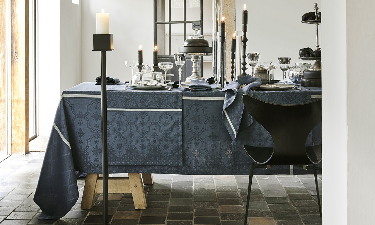 New Household linen, High end table linen | Le Jacquard Français
