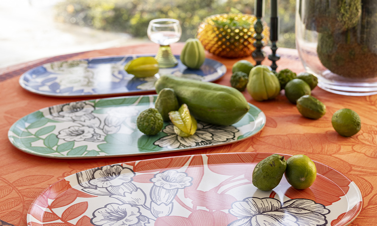 Service Trays, Wooden Meal Trays | Le Jacquard Français